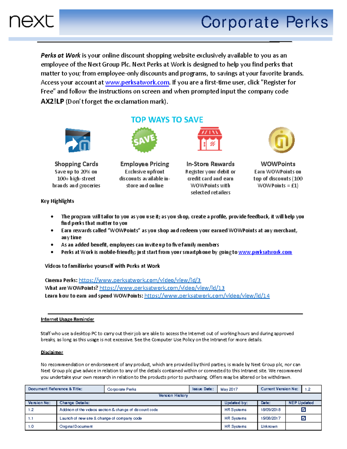 Corporate-perks-next - Perks a t Work is y our online discount s ...