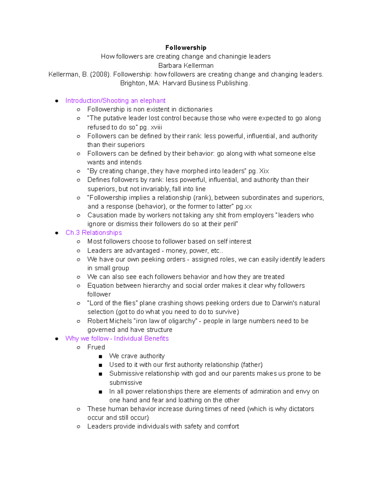 09 13 LDSP Reading Notes - Followership How followers are creating ...