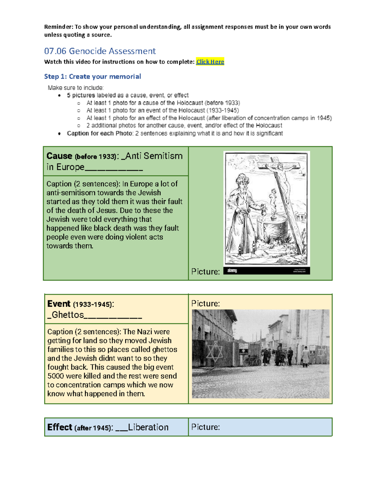 Copy of 706 genocide wh yourname - Reminder: To show your personal ...