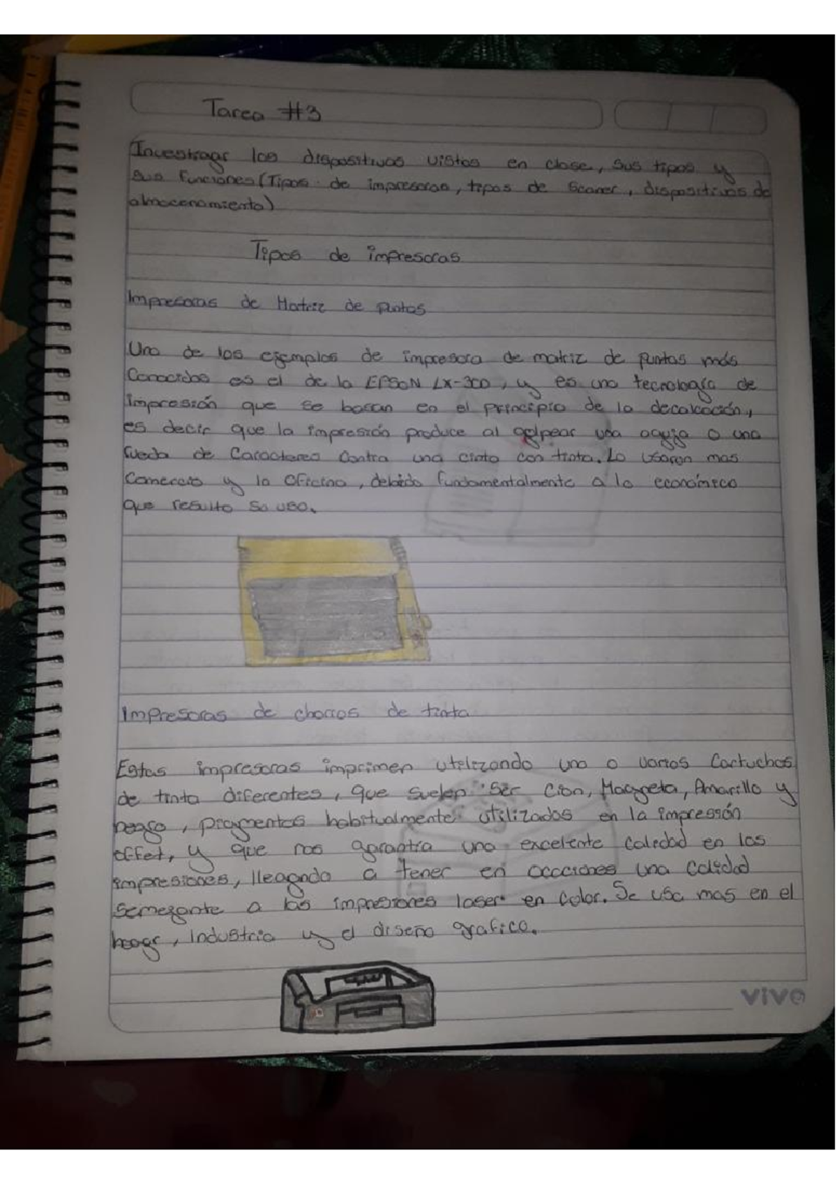 Tarea 3-info - Tarea Investigate los dispositivos vistas en close, Sus tipos Bus Functiones ...