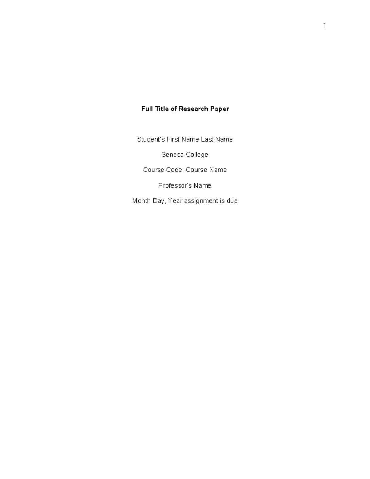 APA 7 sample paper updated July 2021 - Tagged - 1 Full Title of ...