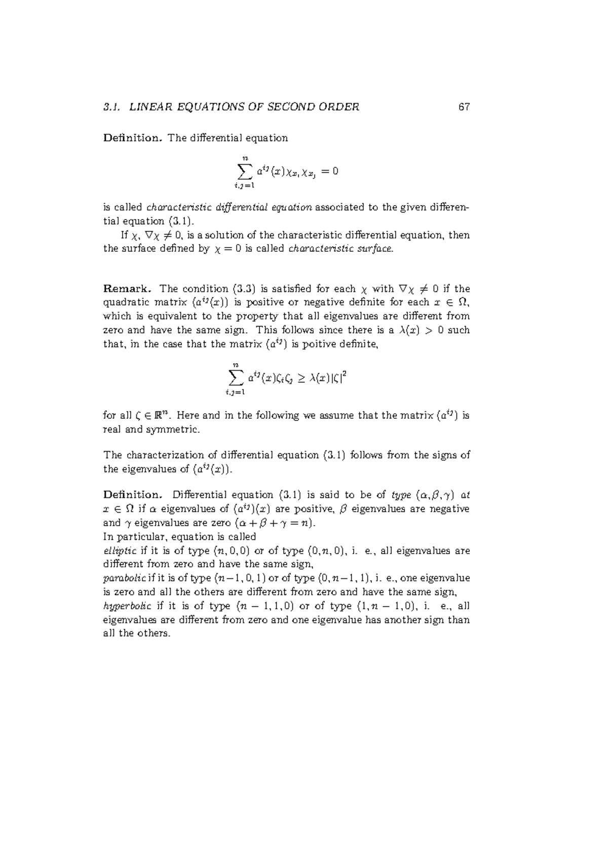 Fisika matematika-23 - Equations from variational problems - 3. LINEAR EQUATIONS OF SECOND ORDER ...