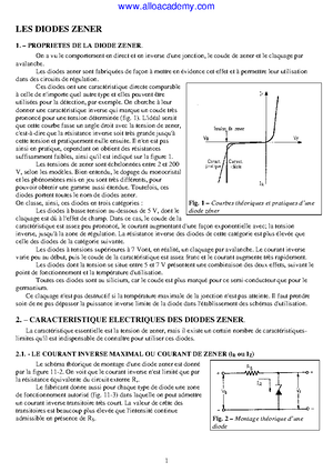 2Cours 2 diode(www - Mecanique - ISET Nabeul FICHE MATIERE Unité d’enseignement : Electronique 1 ...