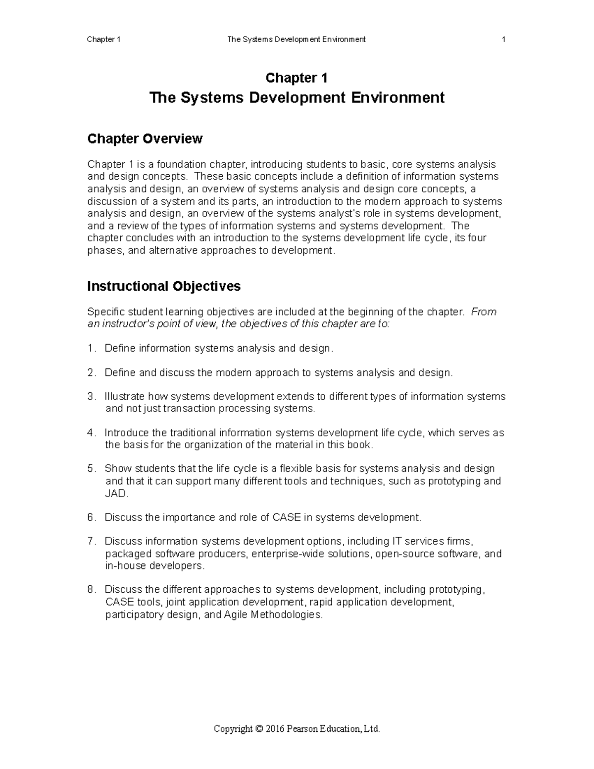 Valacich esad6ge im ch01 - Chapter 1 The Systems Development ...