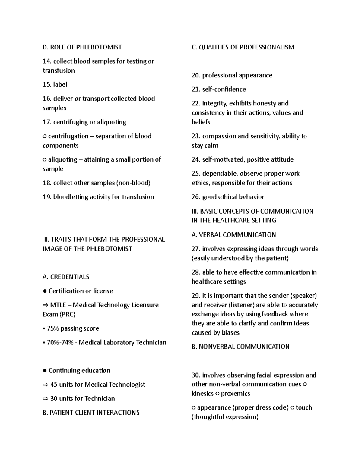 Module 1 Lesson 2 Summary - Principles of Medical Technology Practice 2 ...