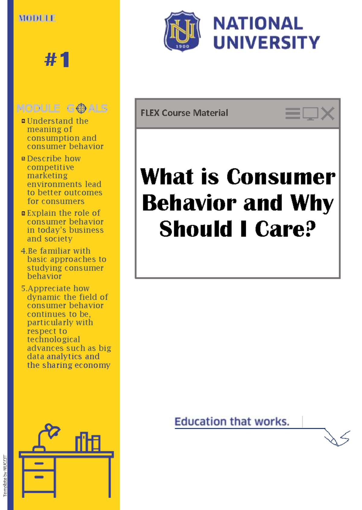 CB 1 - What is Consumer Behavior and Why Should I Care - FLEX Course ...
