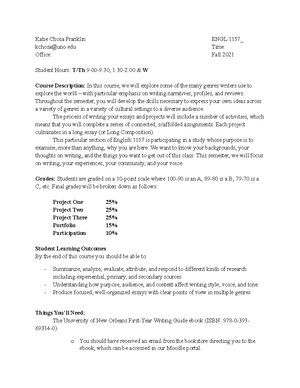 The Review (Final Draft) - Katherine Chau 12 November 2022 English 1157 ...