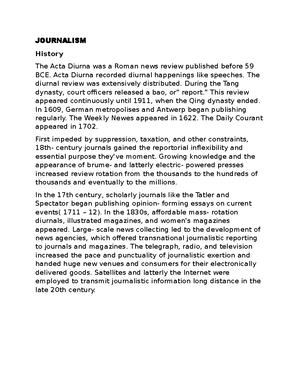 Elements-OF- Journalism - THE RUDIMENTS OF JOURNALISM In their book the ...