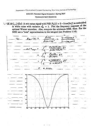 ECE673 Starting Section 12p3 - Course Number: ECE Course Title: Random ...