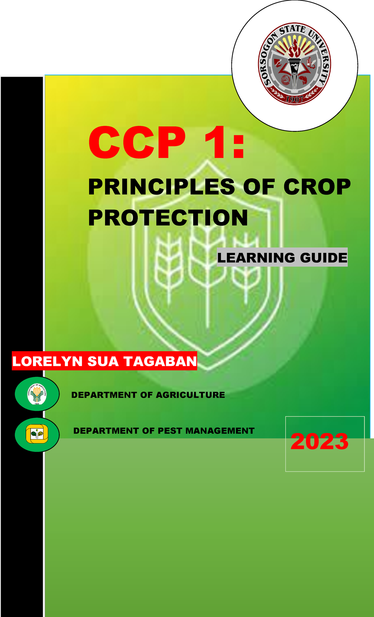 WEEK-2 - Knowledge - CCP 1: PRINCIPLES OF CROP PROTECTION LEARNING ...