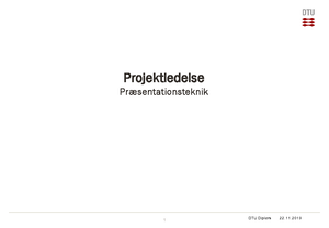 Interessentanalyse og kommunikationsplan Project Management - 3 ...