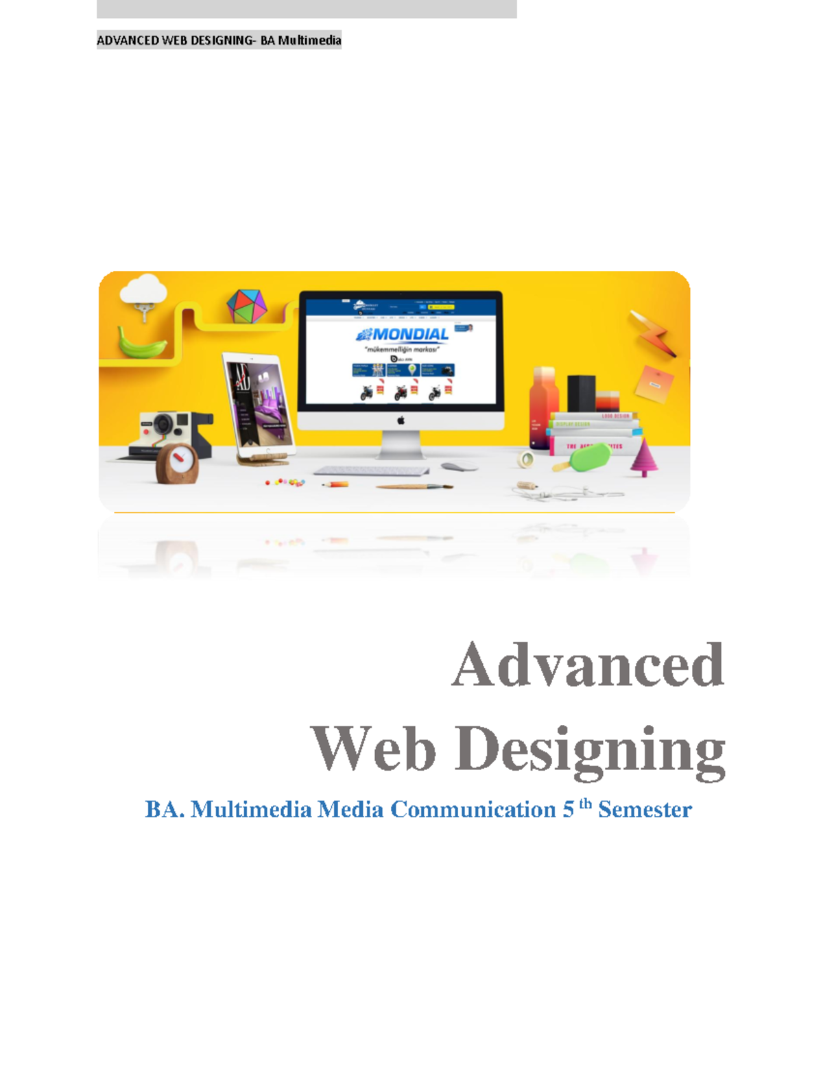 BA Multimedia - 5 th sem .notes - Advanced Web Designing BA. Multimedia ...