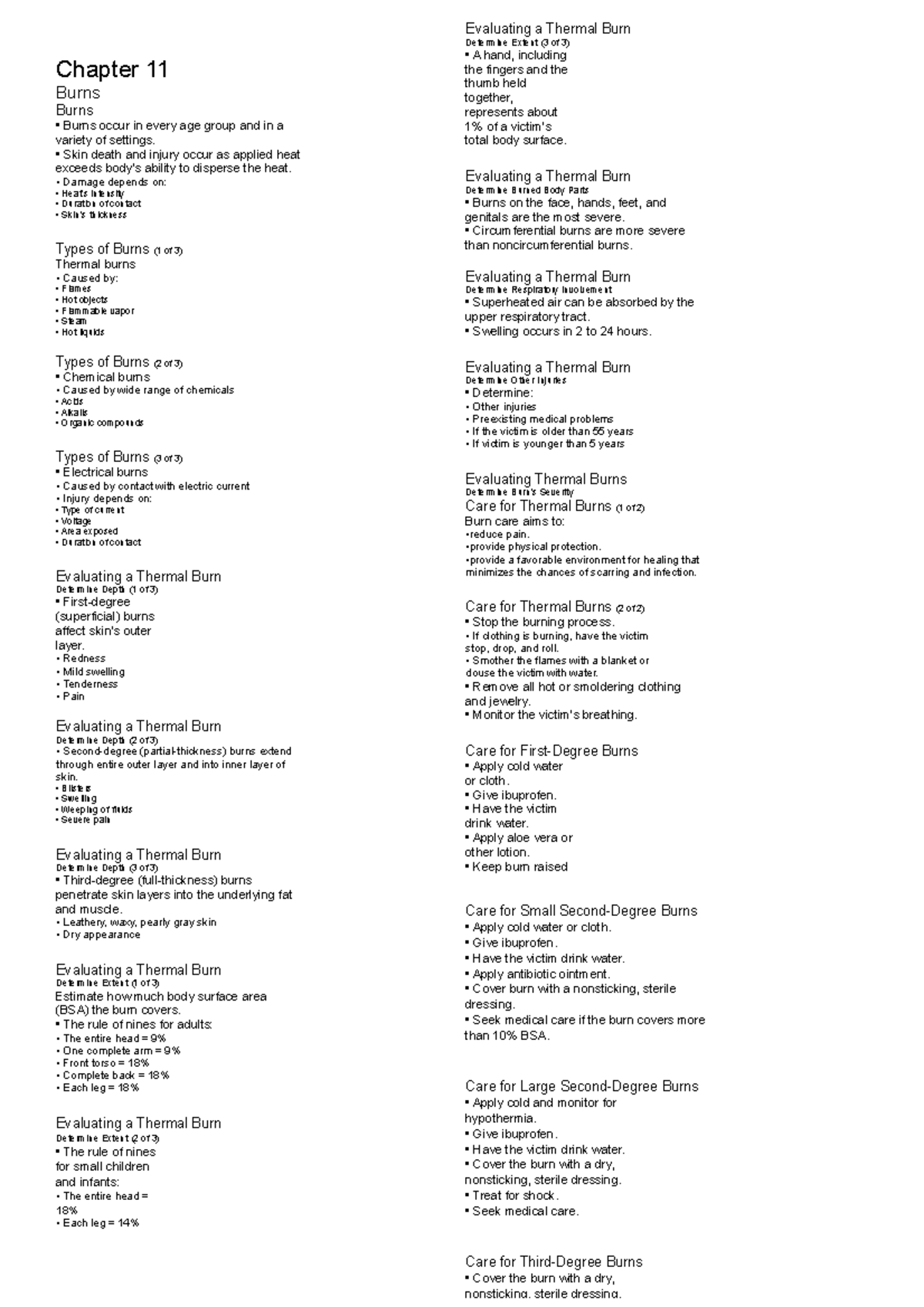 Chapter 11,12,13 - These are notes from Weeks 11, 12 and 14. - Chapter ...