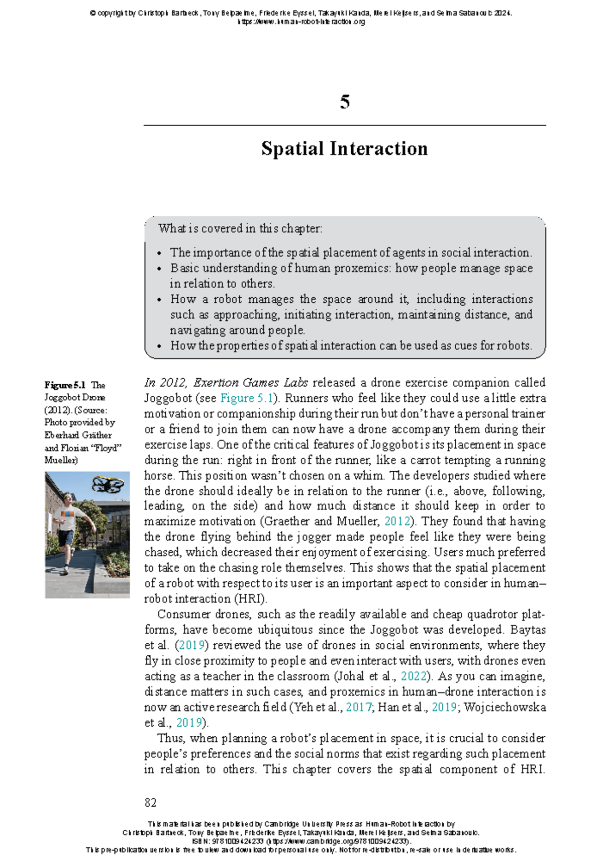 Human robot interaction second edition 05 spatial interaction - 5 ...