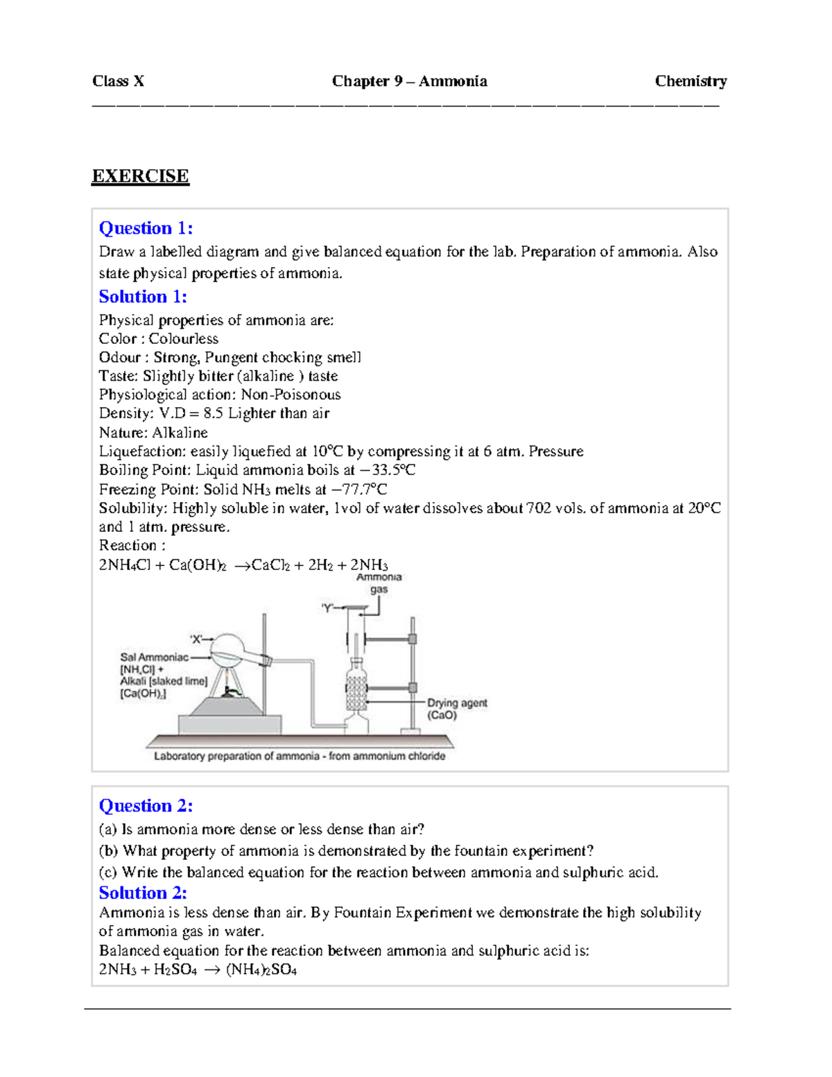 Selina Concise Chemistry Solutions Class 10 Chapter 9 Study of ...