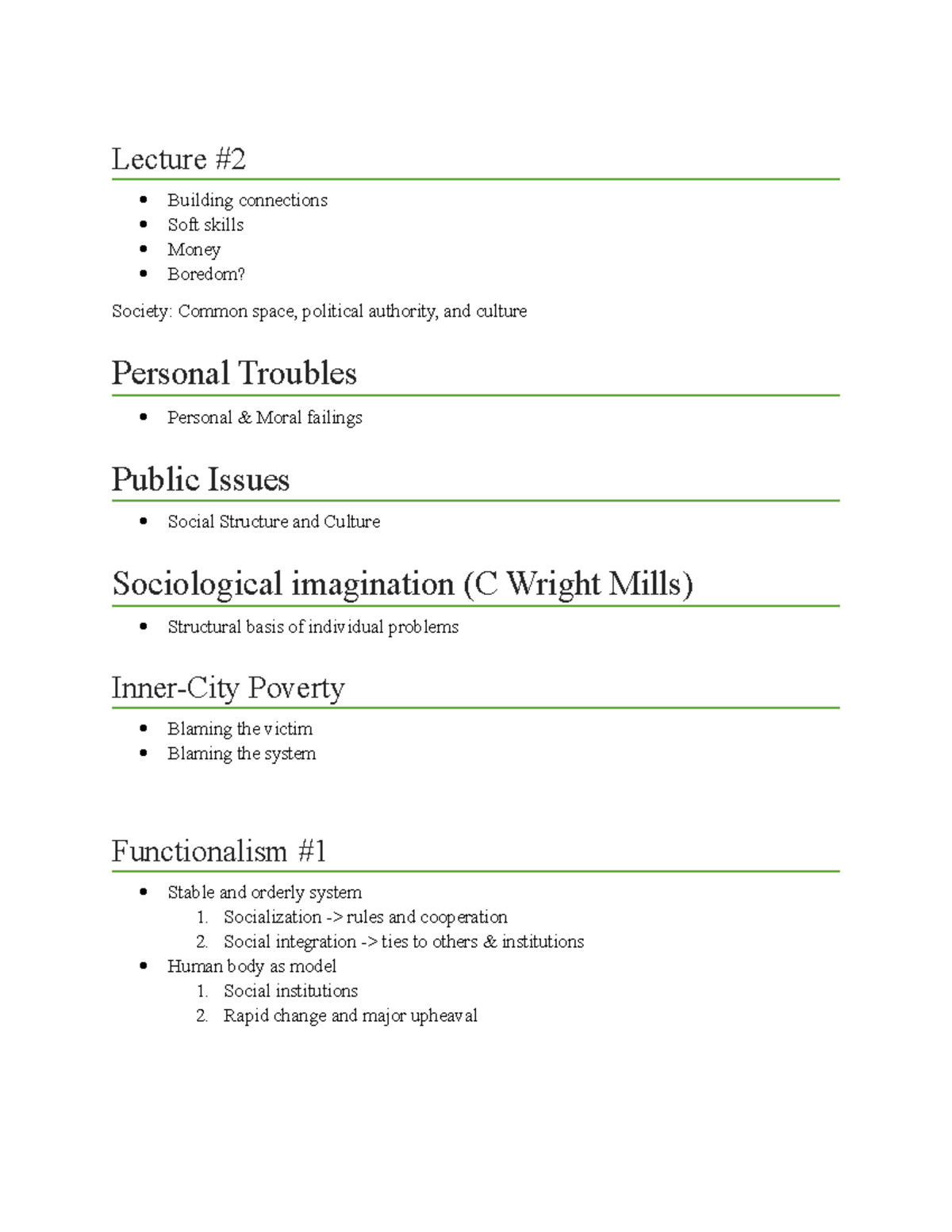 Social Problems Lecture #1-#40 - Lecture Building connections Soft ...