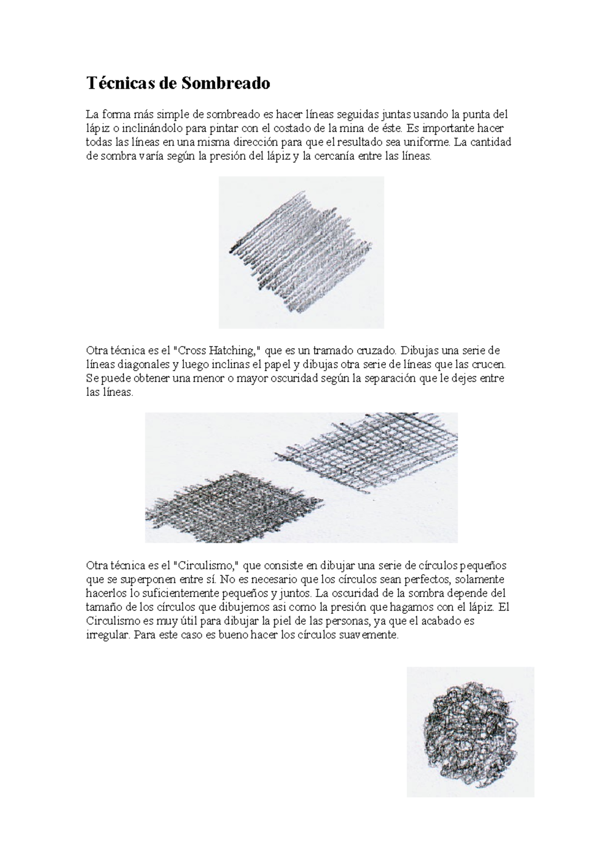 Técnicas de Sombreado - Técnicas de Sombreado La forma más simple de ...