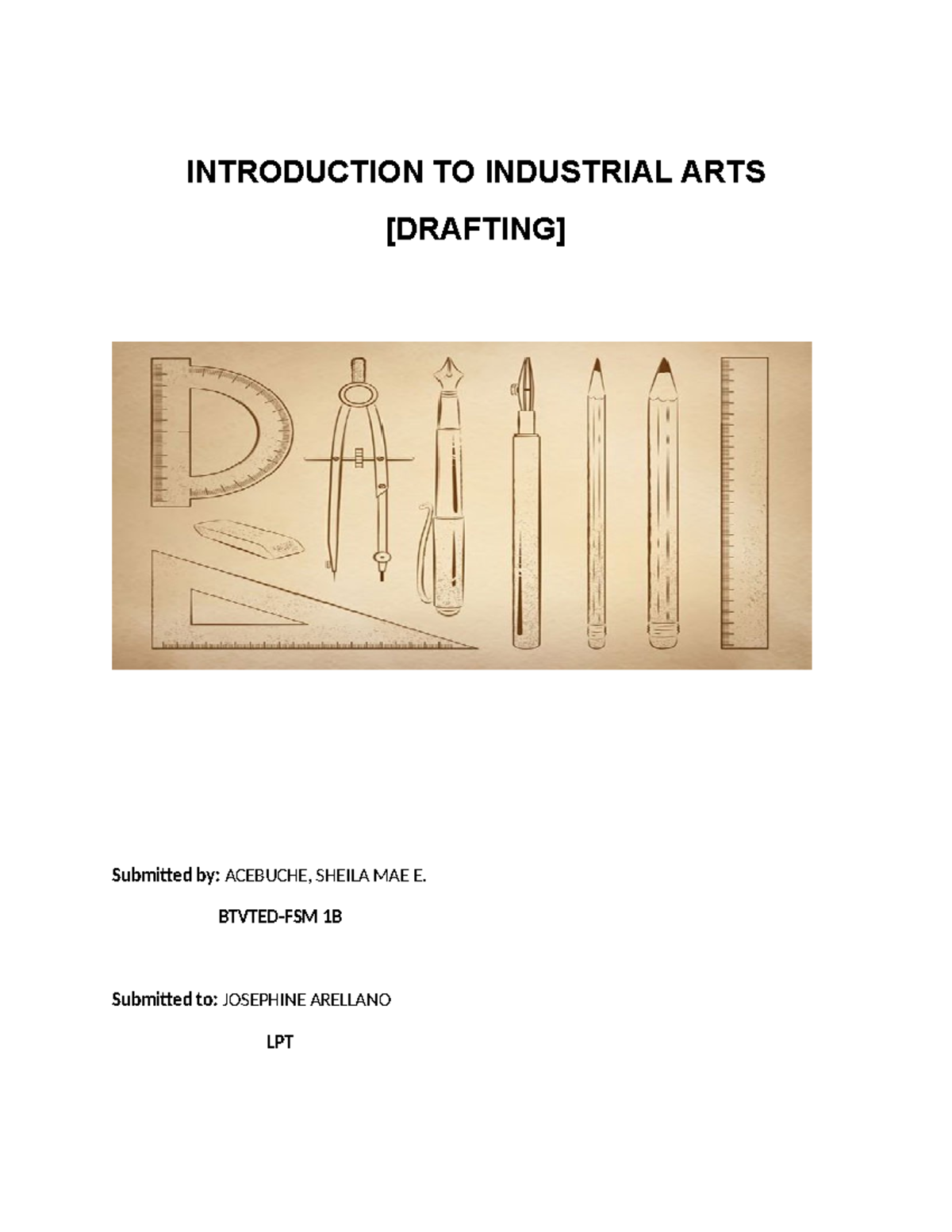 Types OF Types WPS Office - INTRODUCTION TO INDUSTRIAL ARTS [DRAFTING ...