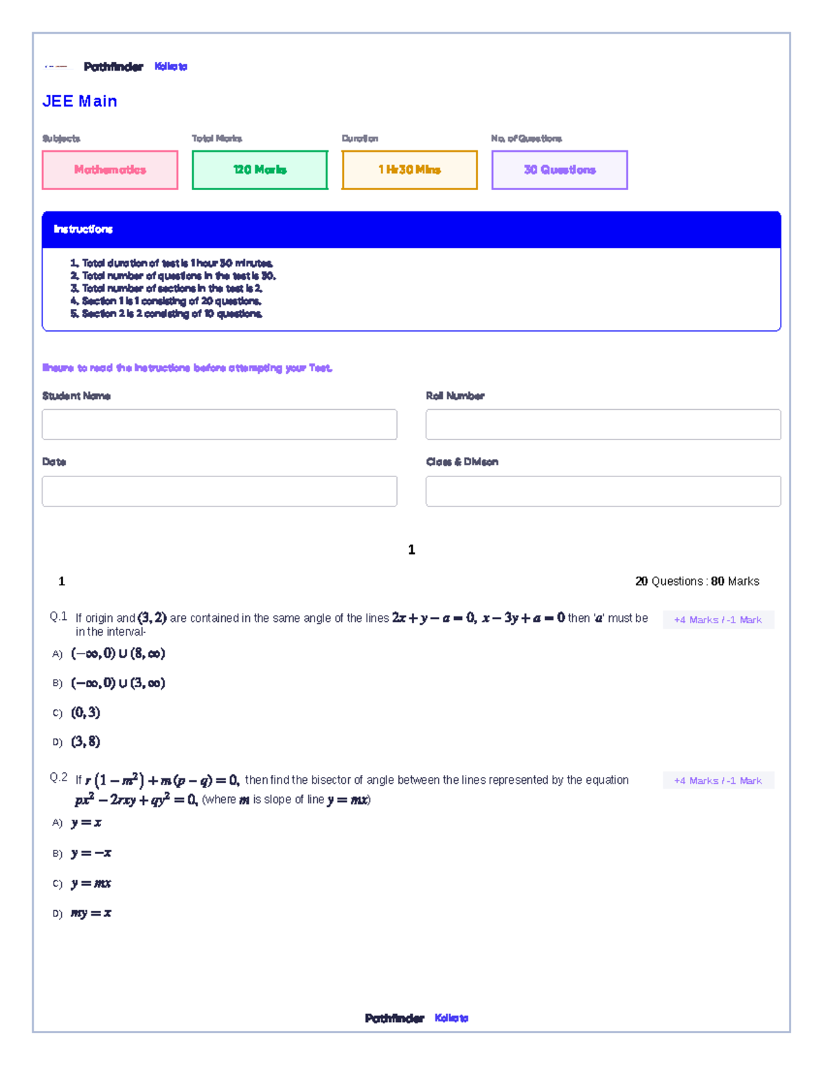 Pdf ffda31b8-feef-4618-8f4c-0b85a5ed9624 - Pathfinder Kolkata JEE Main ...