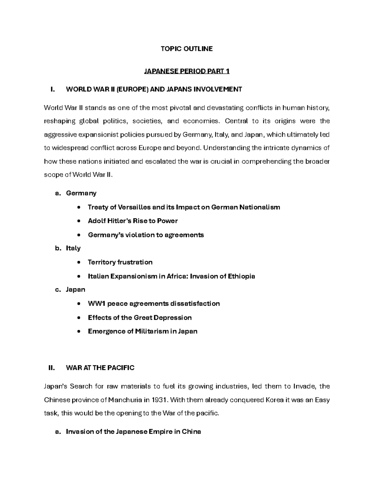 Group-3 Topic-Outline Japanese-Period-Part-1 - TOPIC OUTLINE JAPANESE ...