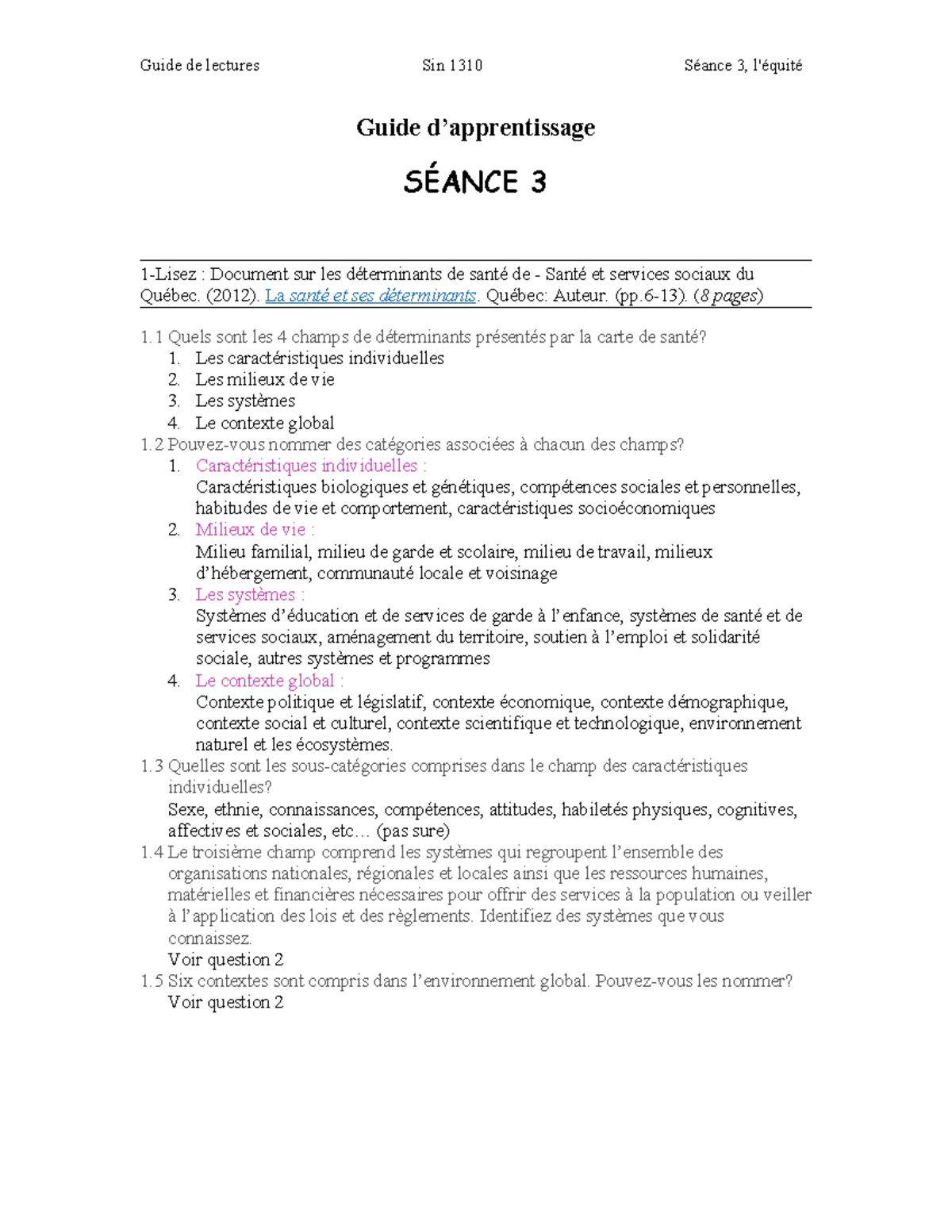 Guide d 27apprentissage seance 3 - Guide d’apprentissage SÉANCE 3 1 ...