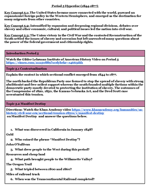 Period 3 Hyperdoc - Key Concept 3 British attempts to assert tighter ...