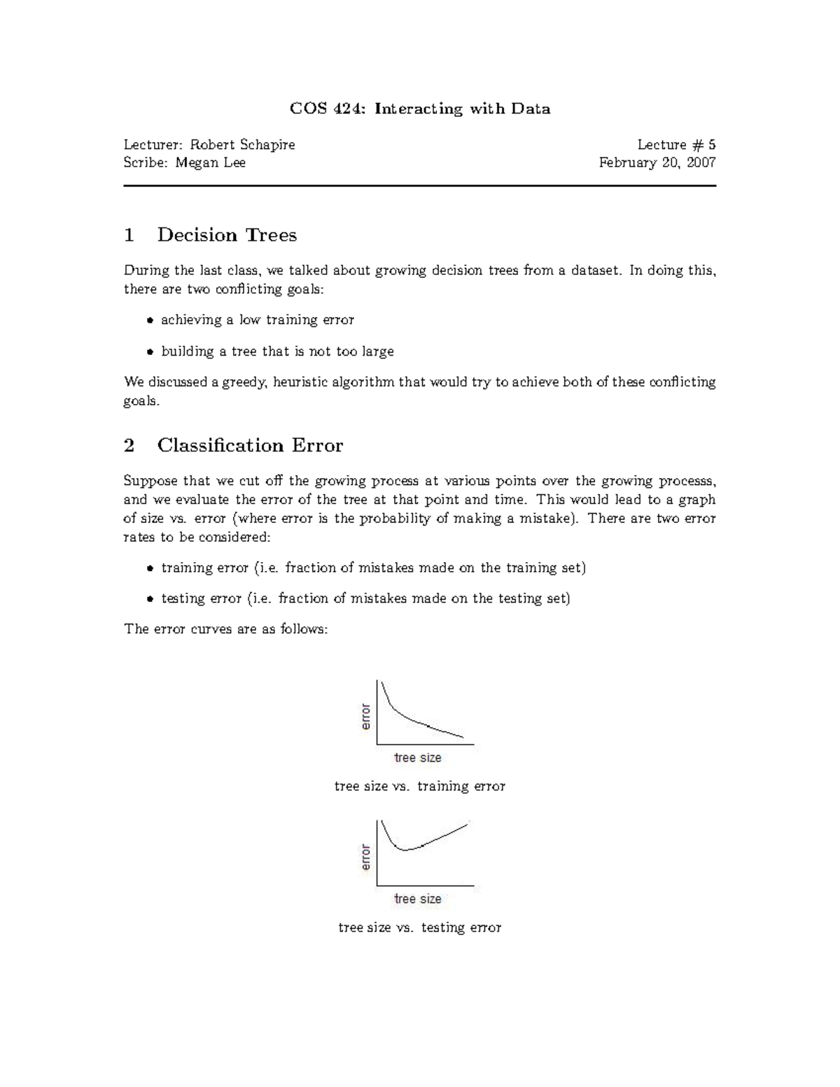 0220 - Interacting with Data with the help of Decision tree - COS 424 ...