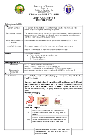 Sequence and Series - sample lesson plan grade 10 math - DETAILED ...