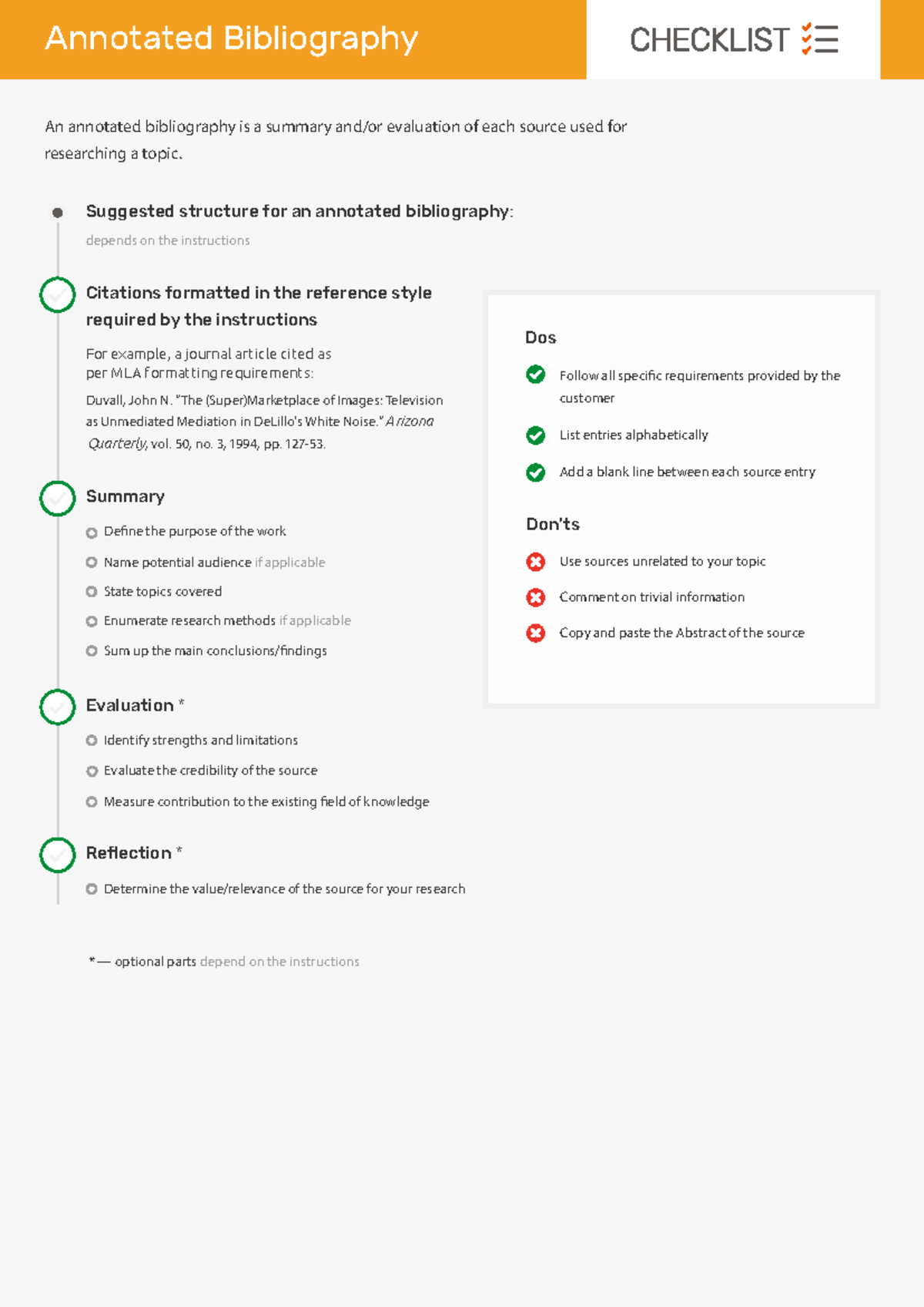 Annotated bibliography - Annotated Bibliography Suggested structure for ...