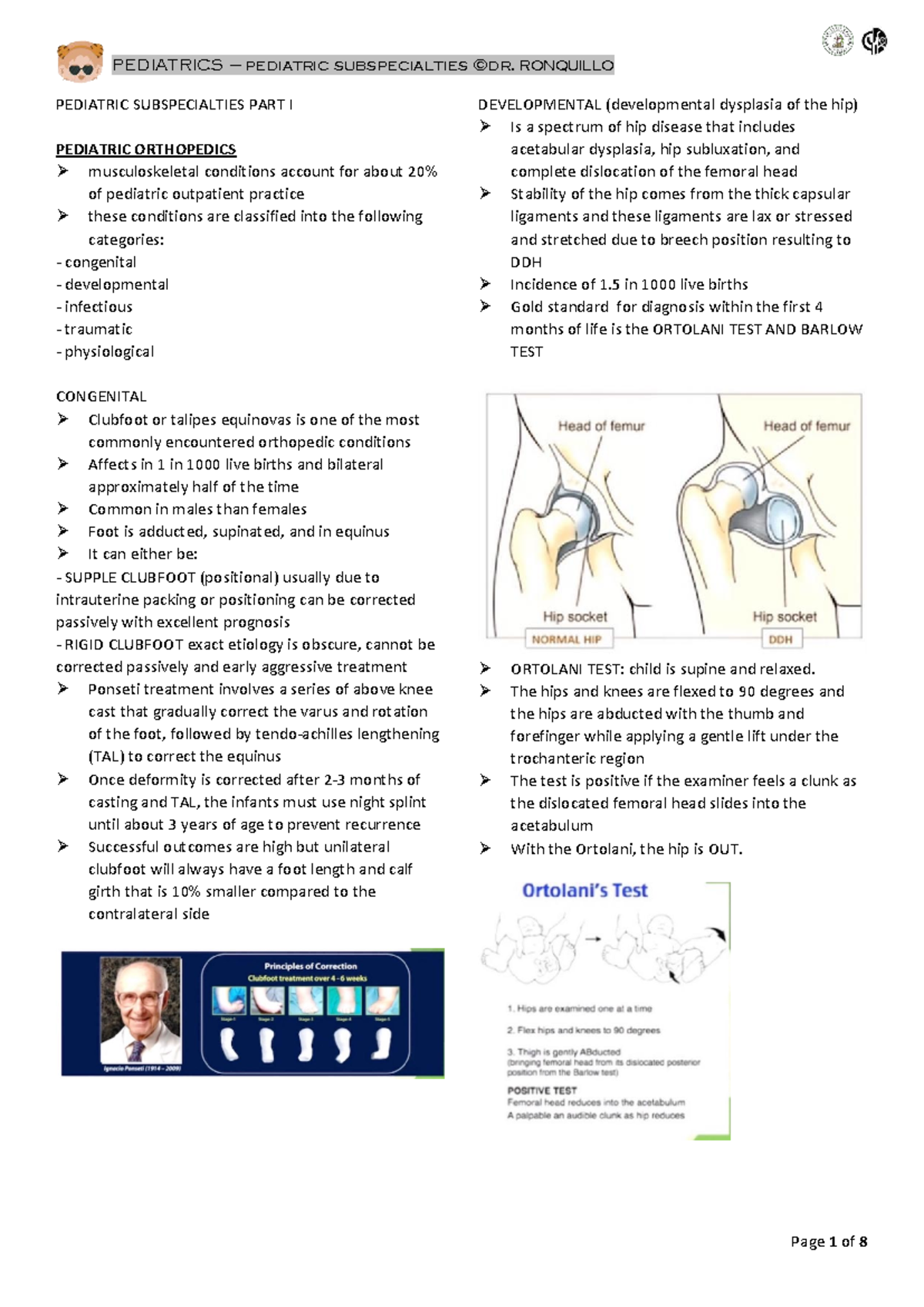 Pediatric subspecialties part 1 - PEDIATRIC SUBSPECIALTIES PART I ...