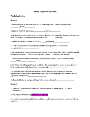 AHP106 Wk4 Virtual Lab DONE - Virtual Lab Case Studies: Blood and ...