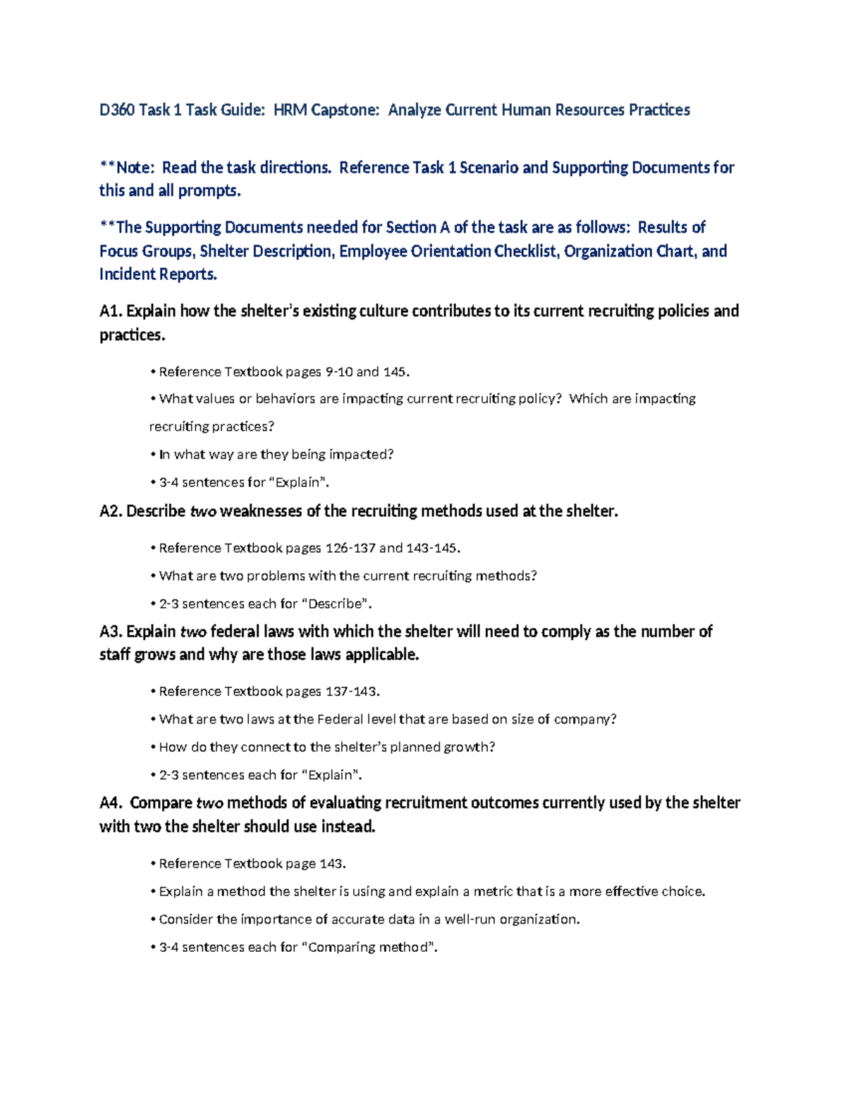 D360 Task #1 Task Guide.v - Reference Task 1 Scenario and Supporting Documents for this and all ...