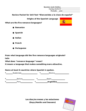 Realidades 3 workbook - Studocu