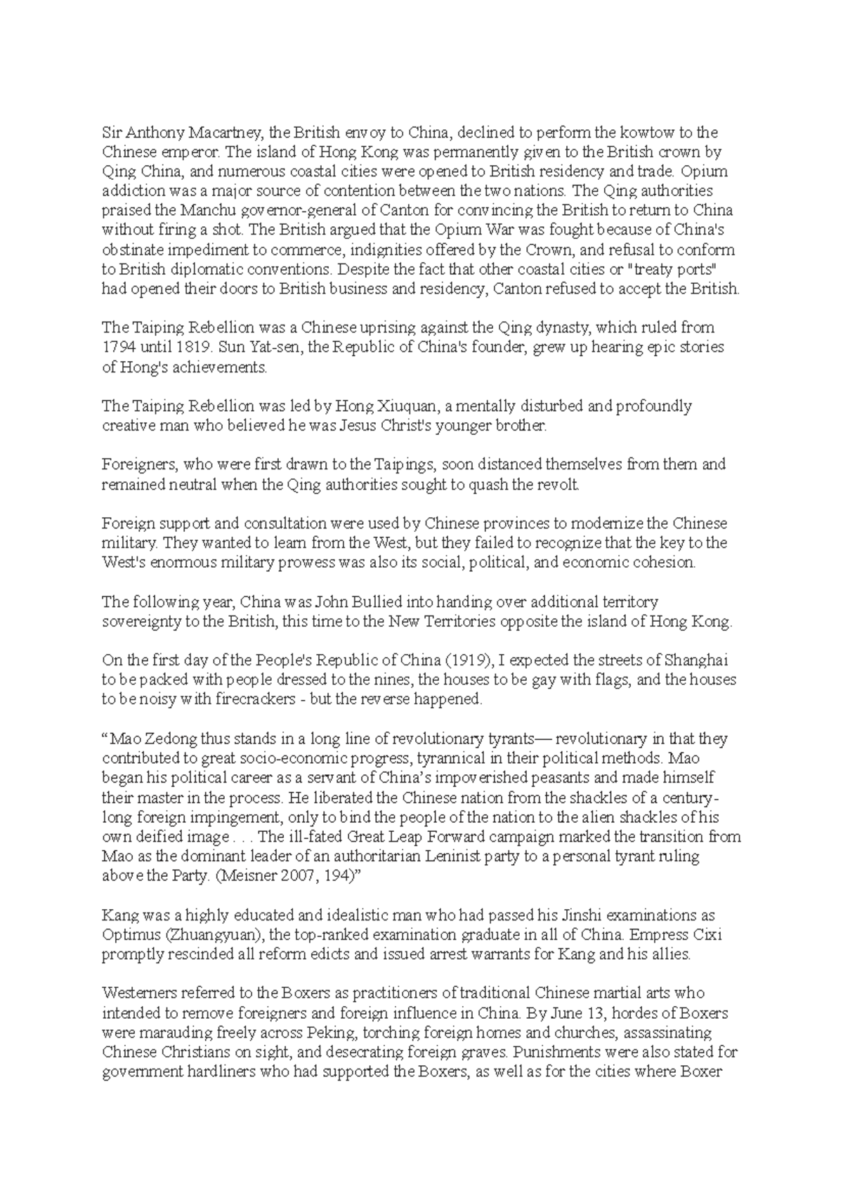 Reading summary jean Louis rocca - Sir Anthony Macartney, the British ...