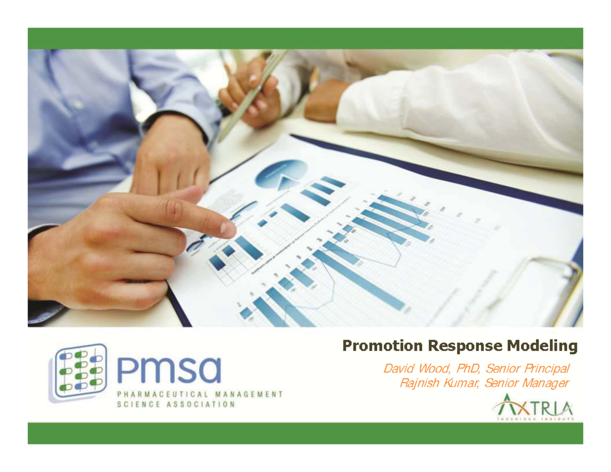 Promotion response modeling pmsa - Promotion Response Modeling David ...