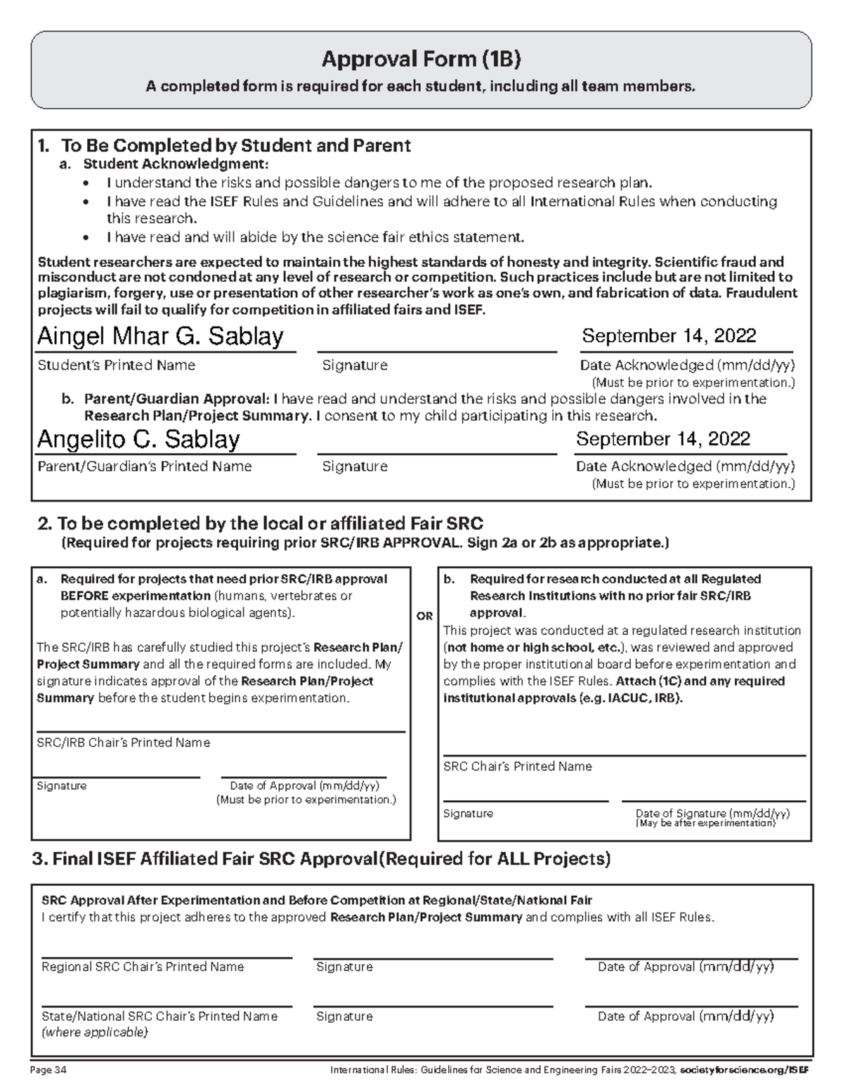 1B-Approval-Form - waqaa - Page 34 International Rules: Guidelines for ...