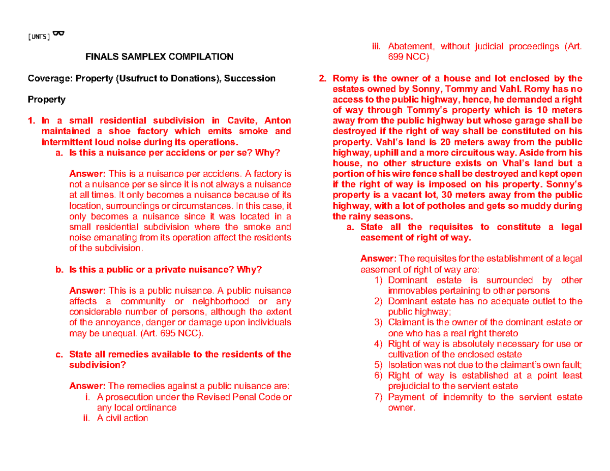 Finals Samplex Compilation - FINALS SAMPLEX COMPILATION Coverage ...