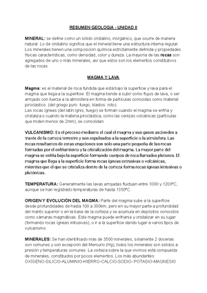 Rocas Igneas Informe Completo - Rocas Ígneas: Formación, Clasificación ...