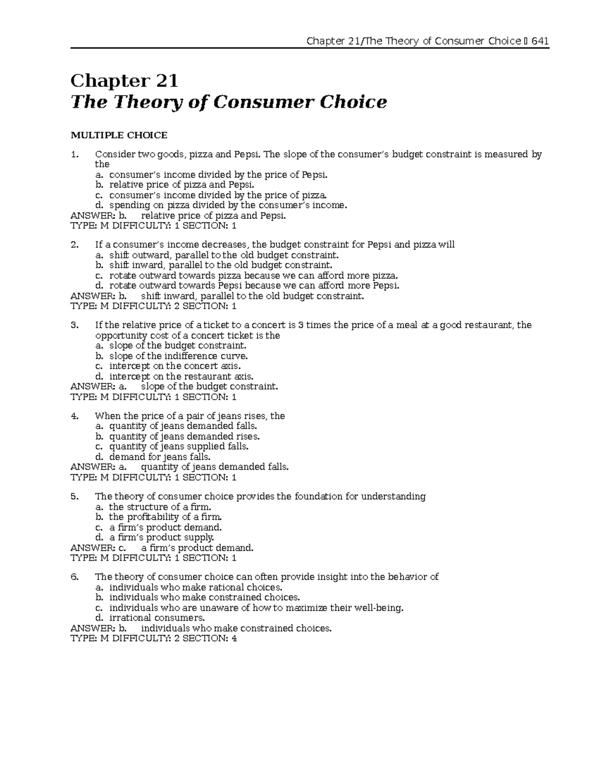 [123doc] - chapter-21-the-theory-of-consumer-choice-ppt - Chapter 21 ...