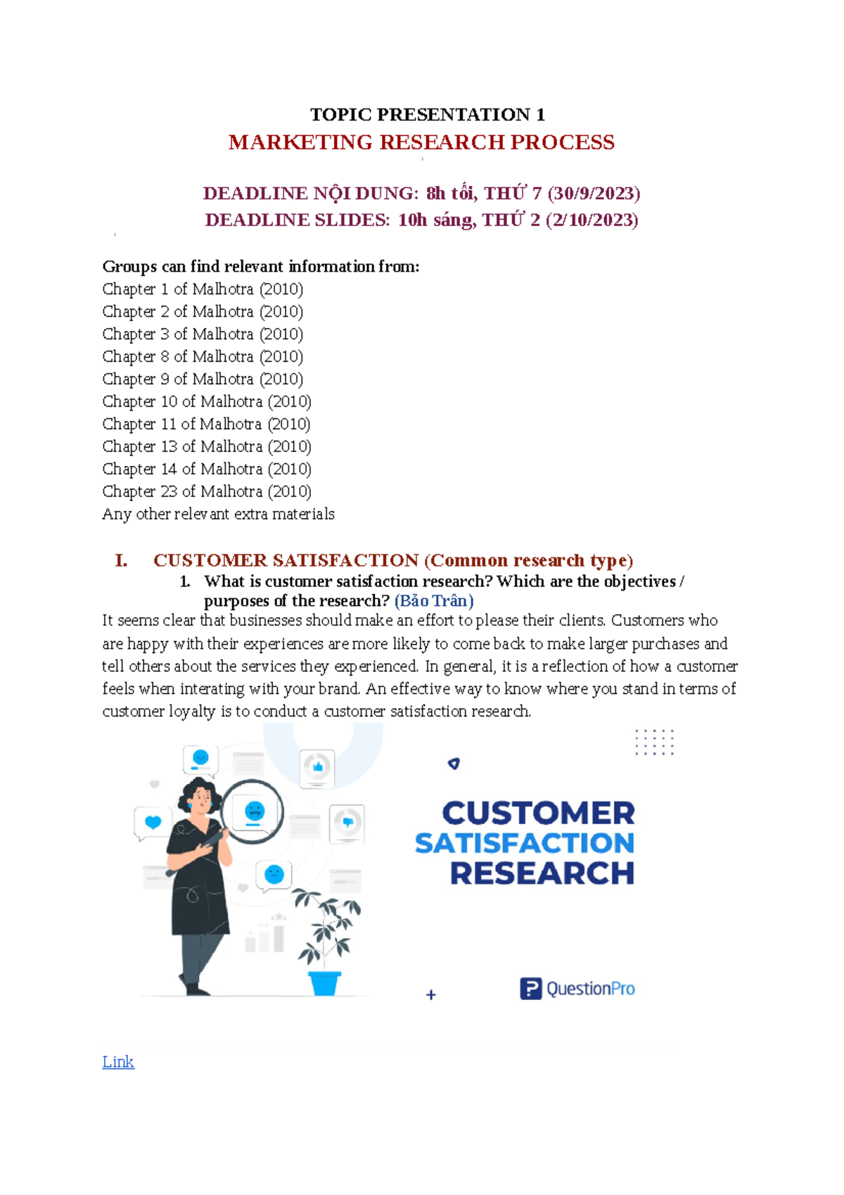 Group-1 Topic-1 Marketing-research-process - TOPIC PRESENTATION 1 ...