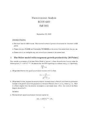 Final 2022 - solution - Macroeconomic Analysis - HKU - Studocu