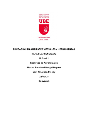 Boceto AULA Virtual - Enrique Suarez - UNIVERSIDAD BOLIVARIANA DEL ECUADOR MAESTRÍA EN PEDAGOGÍA ...
