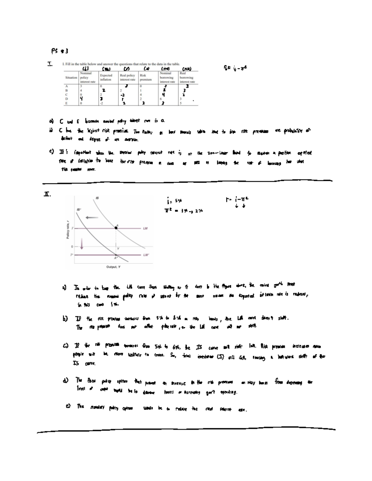 ECON 105A PS #3 - The following is an economics problem set for ECON 105A. - ECON 105A - Studocu