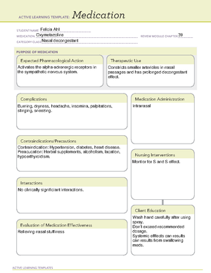 Drug card ketorolac (Toradol) - ACTIVE LEARNING TEMPLATES Medication ...
