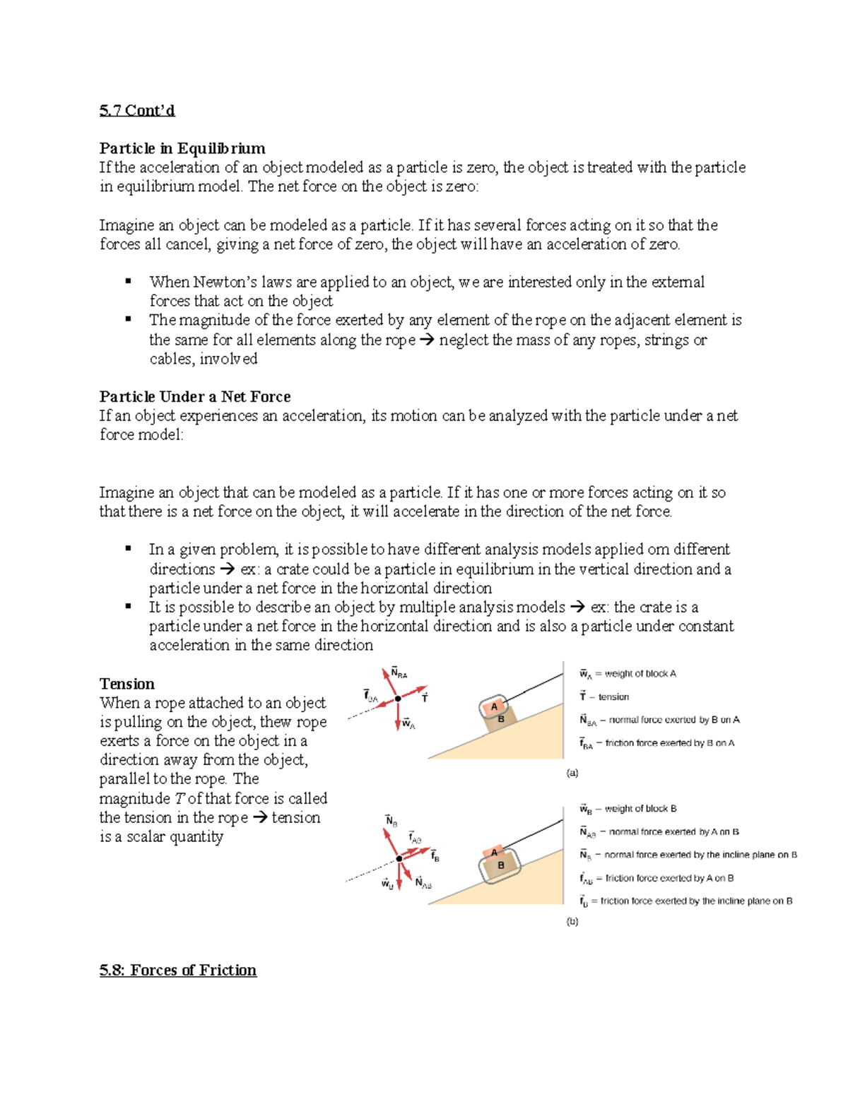 Mechanics - Good notes (with chapter numbers) to help prepare for exams ...