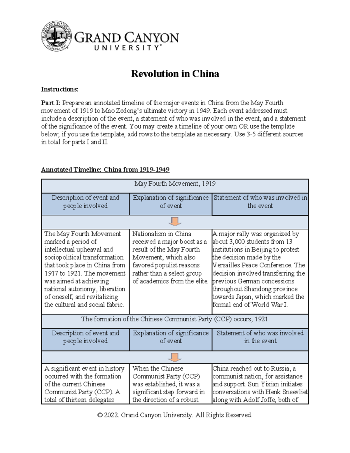 HIS 350 RS T6 Revolutionin China - Revolution in China Instructions ...