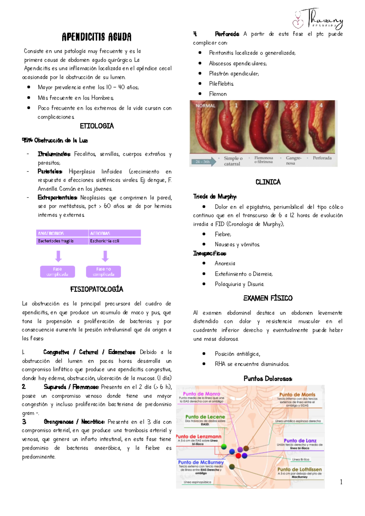 Apendicitis Aguda - APENDICITIS AGUDA Consiste en una patología muy frecuente y es la primera ...