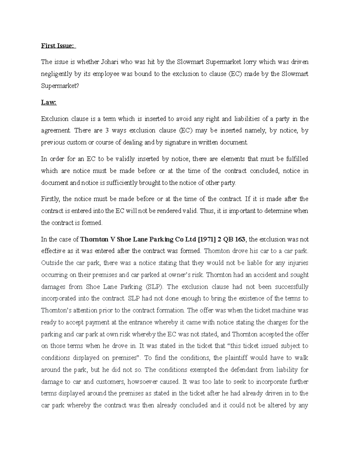 Contract Parole Evidence Rule Exclusion Clause First Issue The contract-parole-evidence-rule-exclusion-clause-first-issue-the