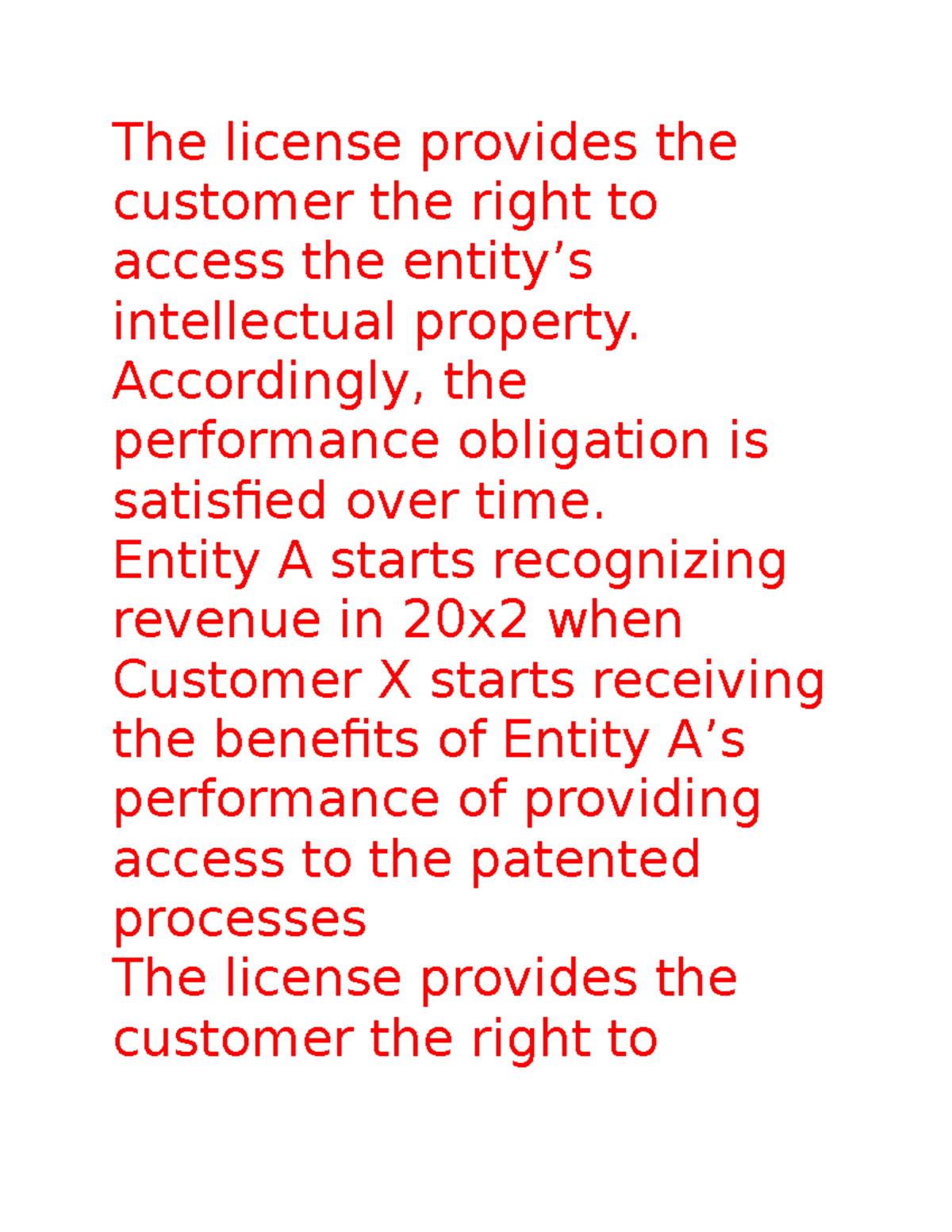 Olprofe 01 - Activity 6 sol 2 - The license provides the customer the ...