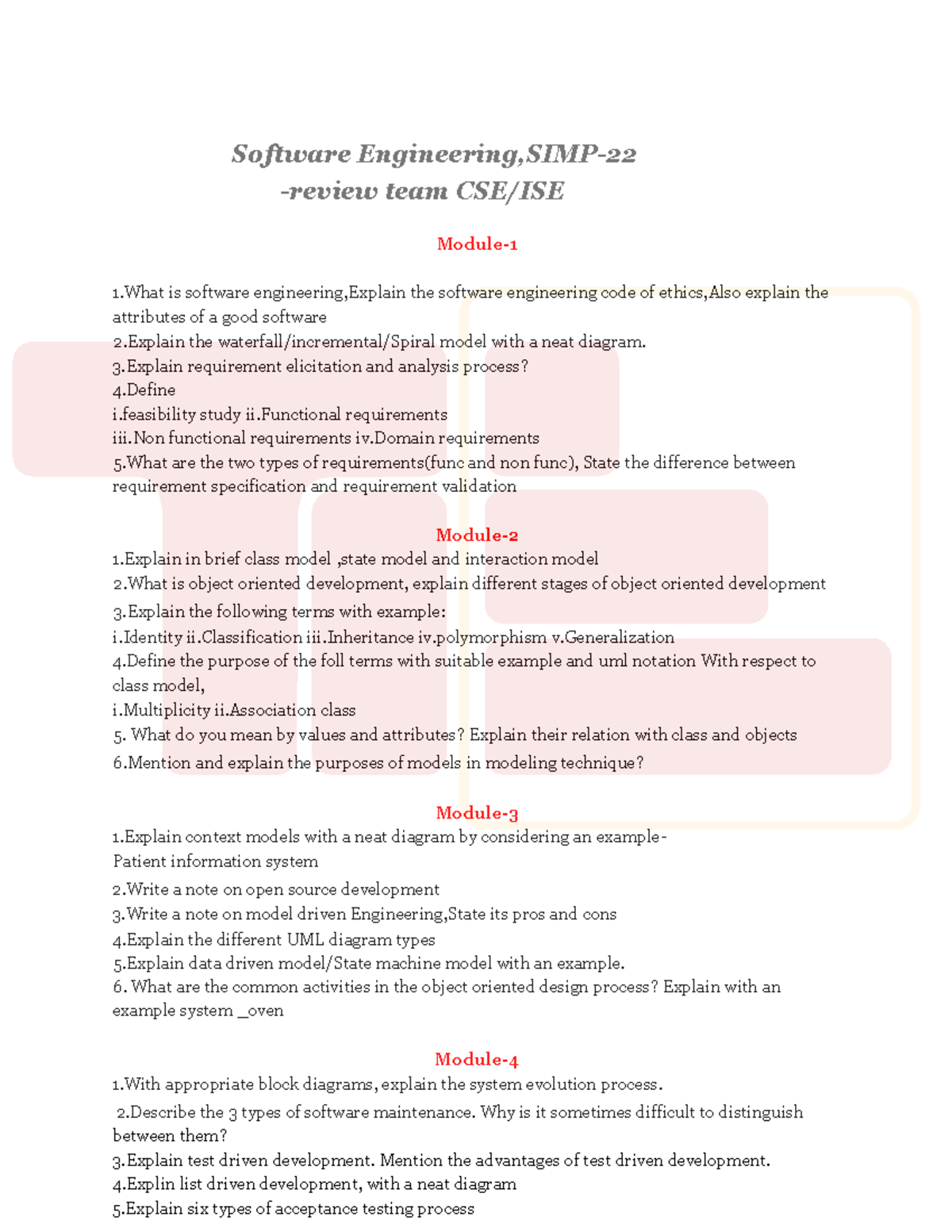 Sesuper Imp Tie 22 1 Software Engineeringsimp Review Team Cseise Module 1 Is Software